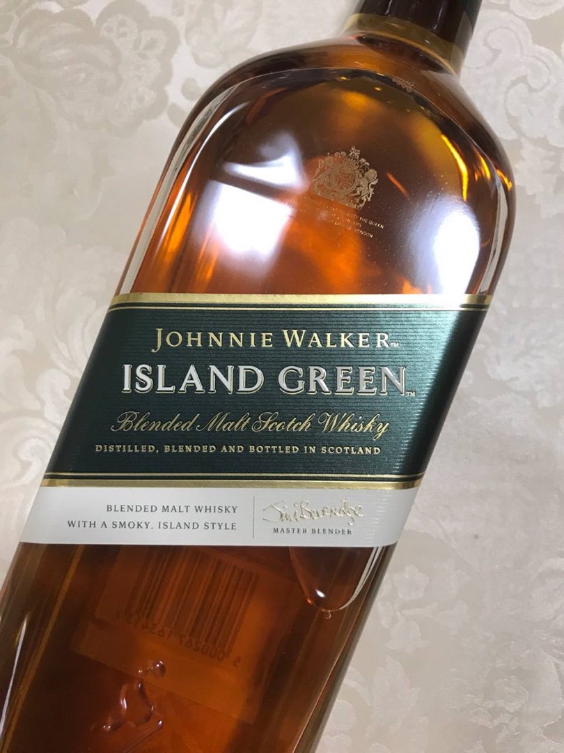 Johnnie Walker Island Green 1L, Food & Drinks, Alcoholic Beverages on ...