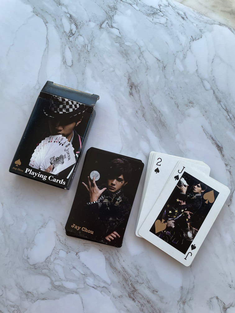 Jay Chou 周杰倫 Playing card, 興趣及遊戲, 音樂、樂器 & 配件, 樂器配件 - Carousell