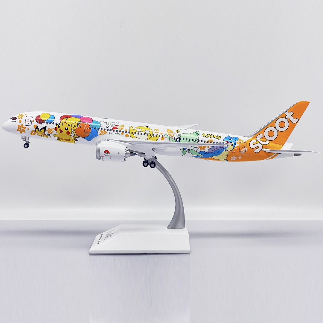 JC WINGS FLYSCOOT SINGAPORE BOEING 787-9 DREAM)LINER 9V-OJJ POKEMON 1: ...