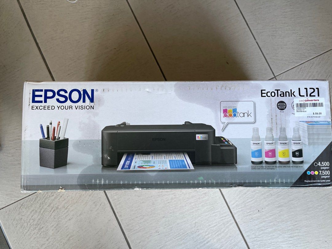 JE - Epson EcoTank L121 Printer, Computers & Tech, Printers, Scanners ...