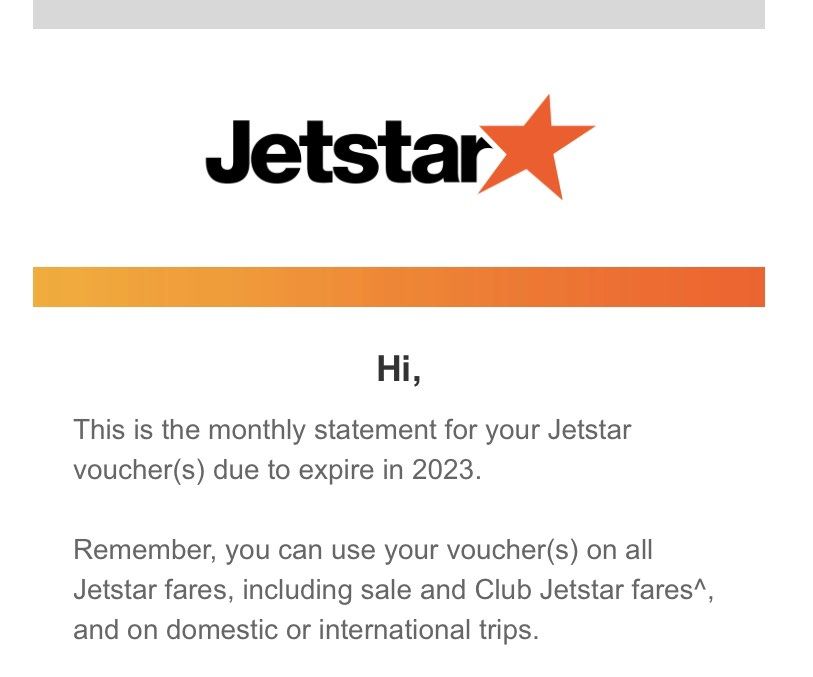 Jetstar voucher, Tickets & Vouchers, Vouchers on Carousell