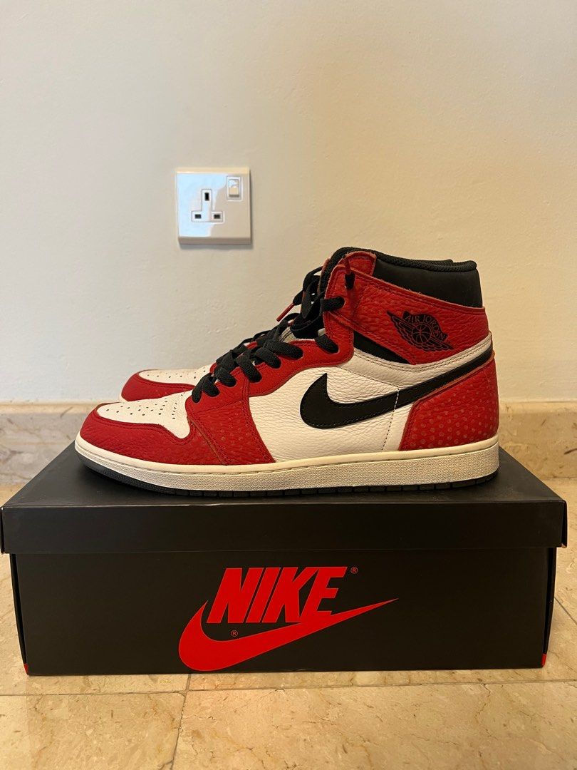 Jordan 1 Spider-man OG, Men's Fashion, Footwear, Sneakers on Carousell