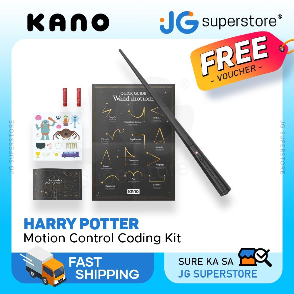 KANO Harry Potter Build A Wand Motion Control Coding Kit with Built-in ...