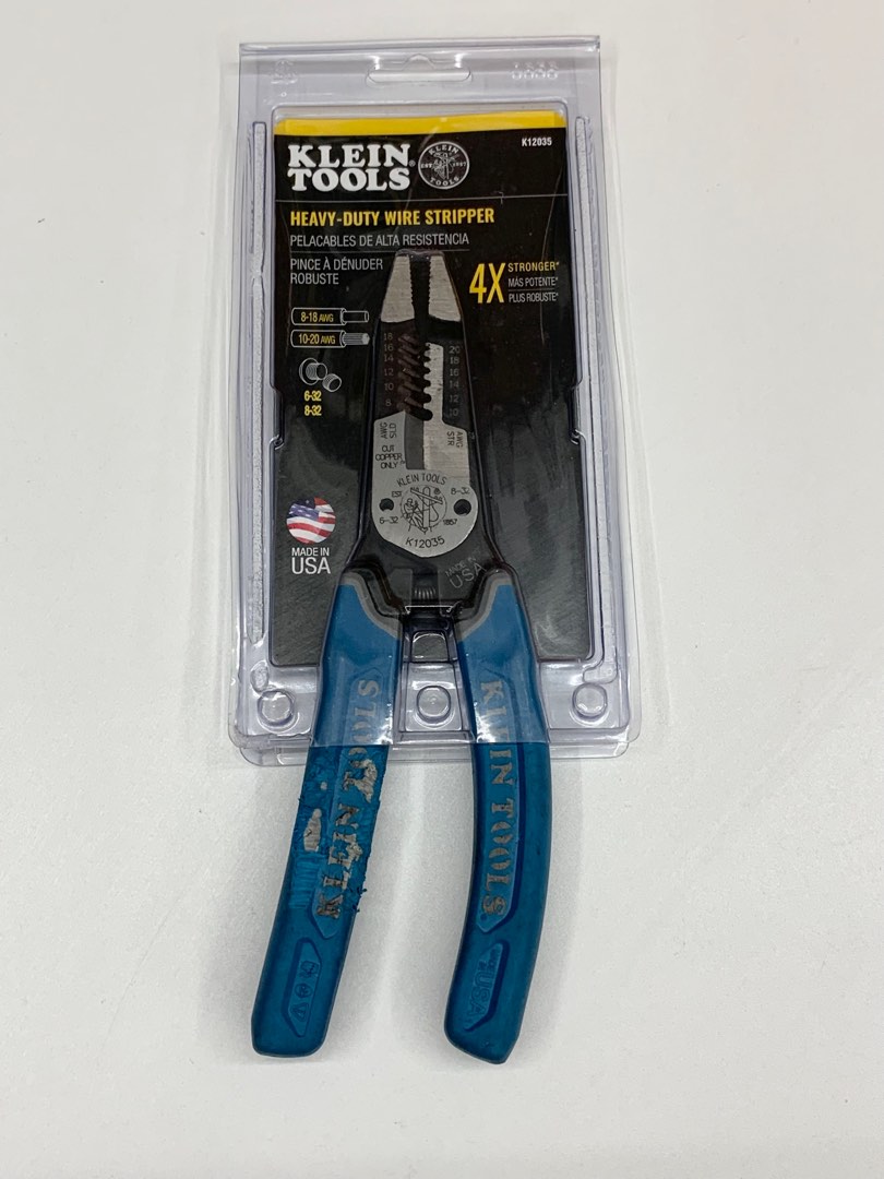 Klein Tools Heavy-Duty Wire Stripper - Made in USA - K12035, Furniture ...