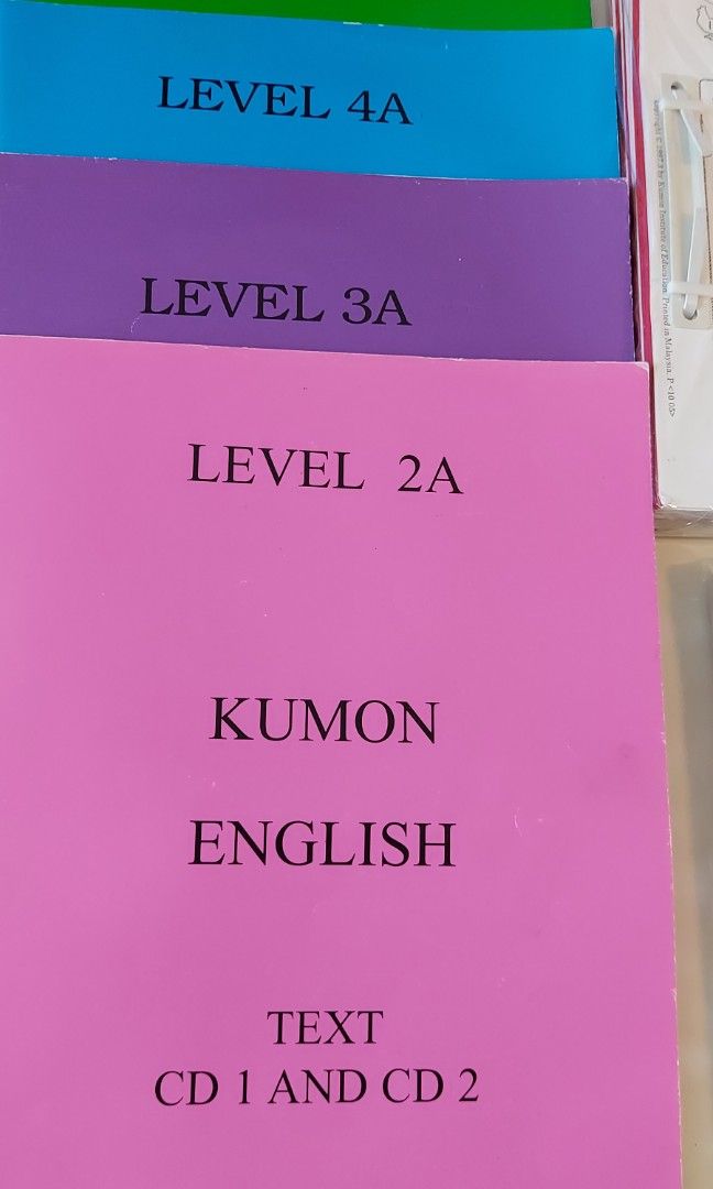 Kumon English (5A 4A 3A 2A) Worksheets and Kumon Books with CDs, Hobbies & Toys, Books ...