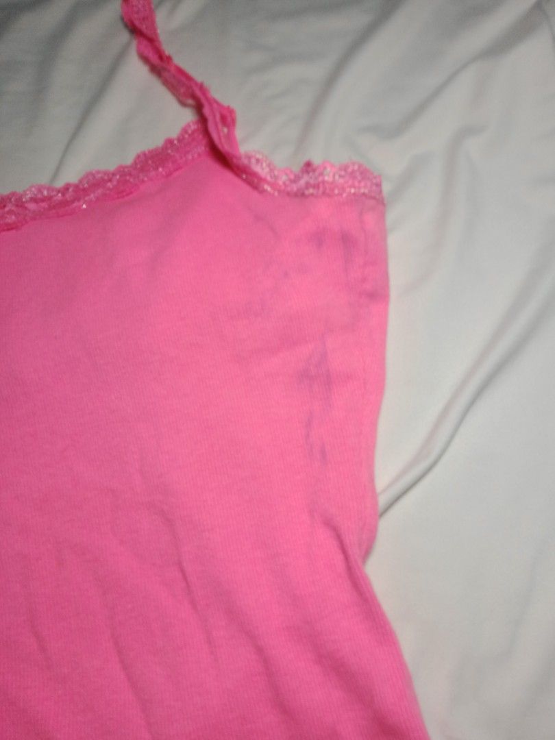 lacy pink sando y2k on Carousell