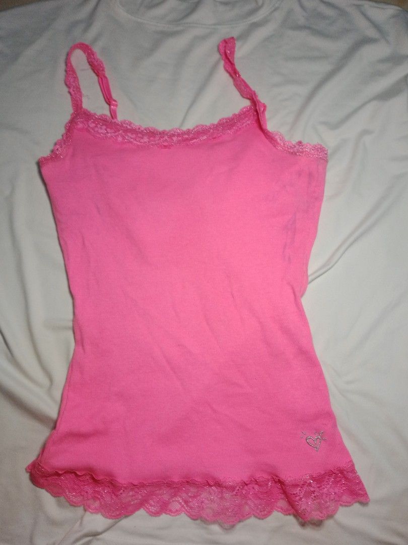 lacy pink sando y2k on Carousell
