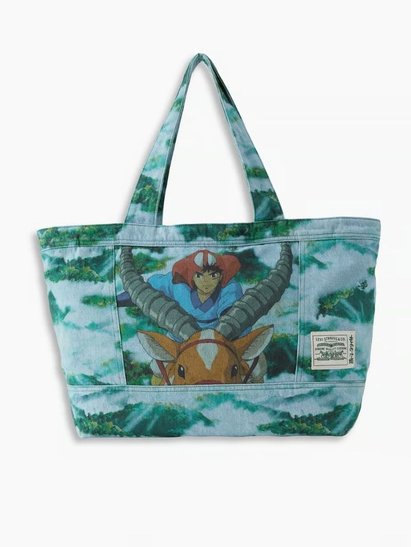 Levis X Princess Mononoke Tote Bag, Women's Fashion, Bags & Wallets ...