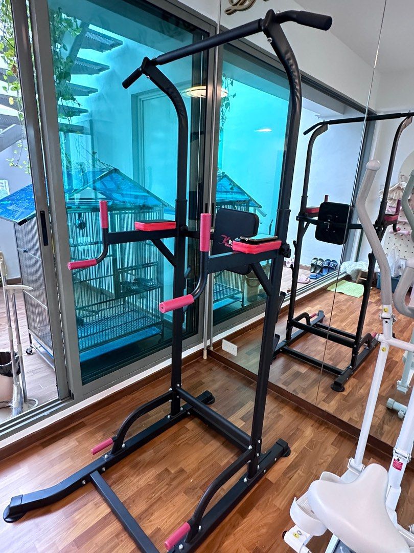 Lifting Stations Exercise Gym Pull Up Tower, Sports Equipment, Exercise & Fitness, Cardio ...
