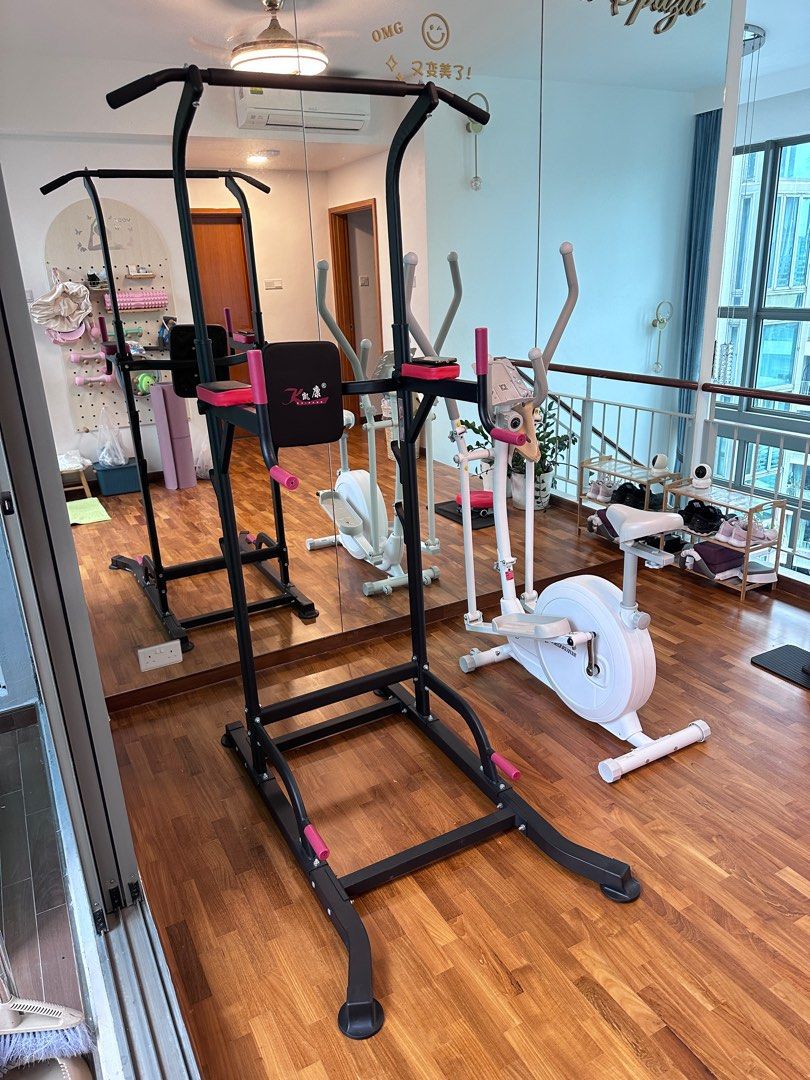 Lifting Stations Exercise Gym Pull Up Tower, Sports Equipment, Exercise & Fitness, Cardio ...