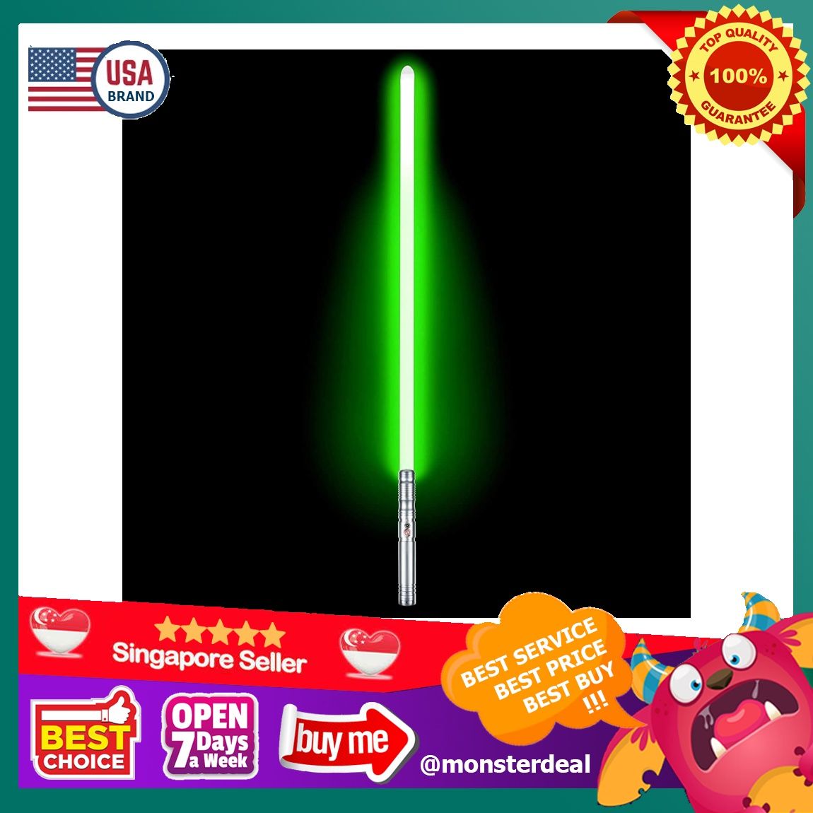 Lightsaber RGB 12 Colors Changeable Dueling Light Sabers - Metal Hilt Black Series Force FX ...