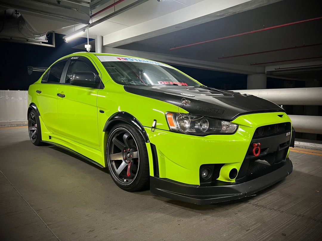 Lime Green Lancer Ex, Cars, Car Rental on Carousell