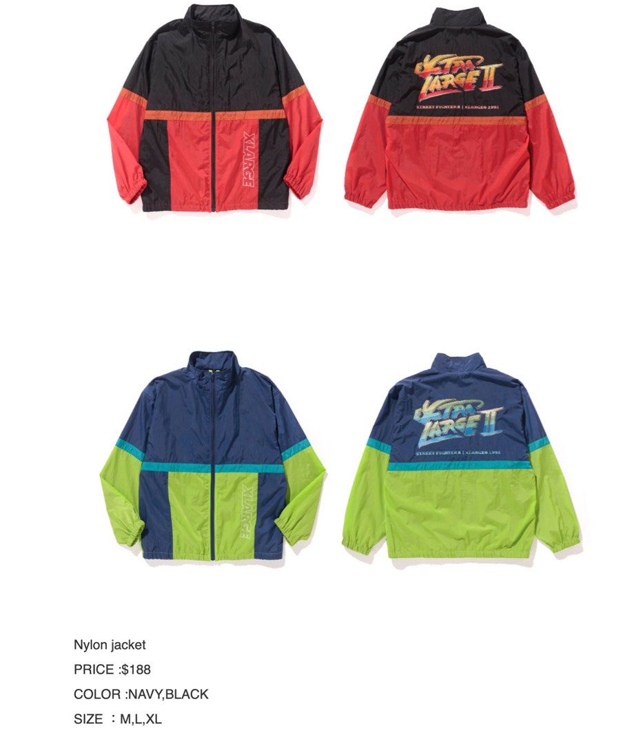 Limited XLarge Street Fighter Jacket on Carousell