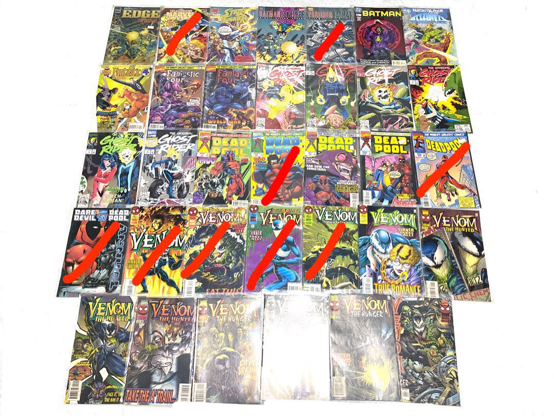 Marvel comic double edge special issue / street fighter / batman ...