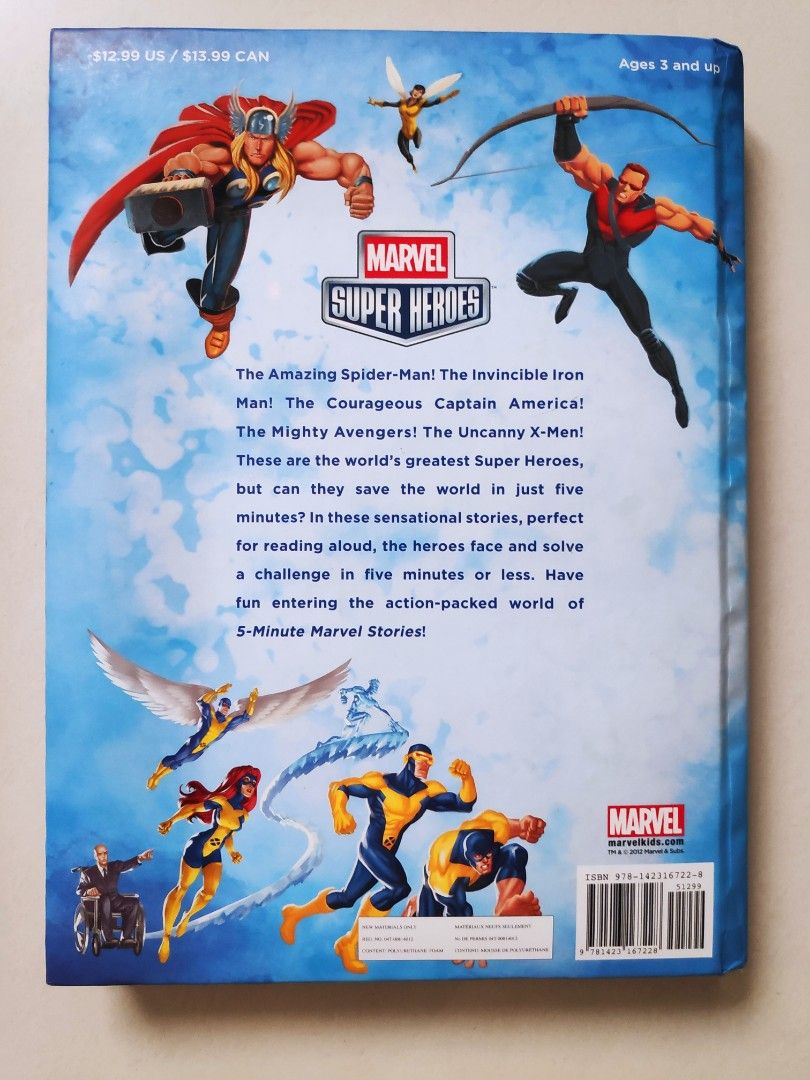 Marvel stories spider man iron man Captin America Hulk children story ...