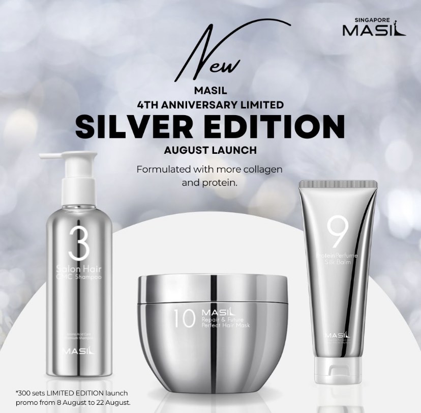 MASIL Limited Silver Edition set, Beauty & Personal Care, Hair on Carousell
