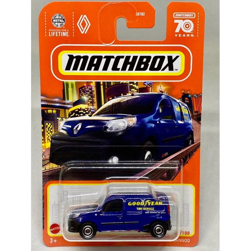Matchbox RENAULT KANGOO Navy Blue Good Year Tire Service Pickup Van ...