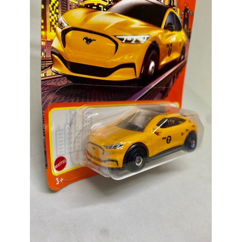 MBX Matchbox 2021 FORD MUSTANG MACH E Orange Electric Vehicle SUV CUV ...