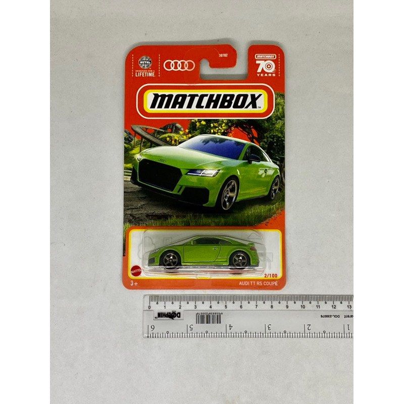 MBX Matchbox AUDI TT RS COUPE Metallic Light Green 70 th Racing Sports ...