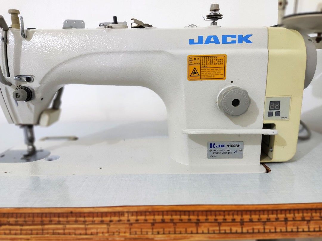 MESIN JAHIT KONVEKSI JACK SERVO Jk-9100B (DIRECT-DRIVE HIGH SPEED LOCKSTITCH MACHINER ...