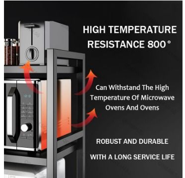 Microwave Rack/Length and Height Kitchen Storage Rack(AT2181 ...