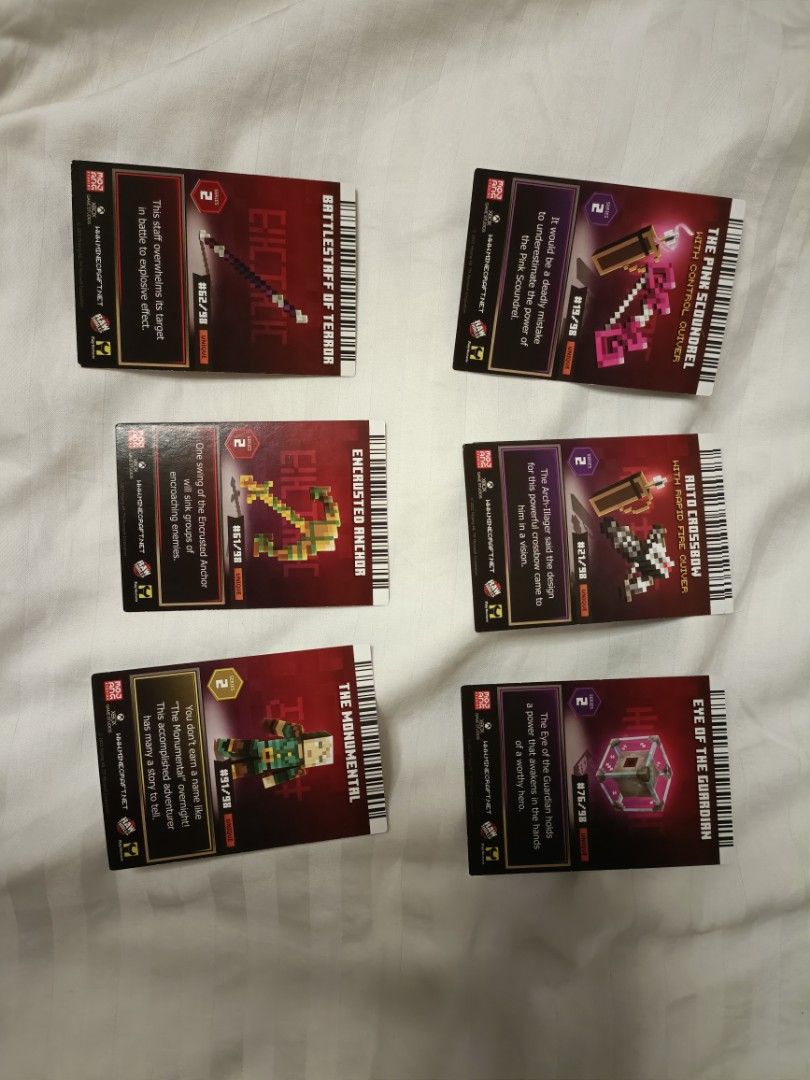 Minecraft Dungeon Arcade Cards, Hobbies & Toys, Memorabilia ...