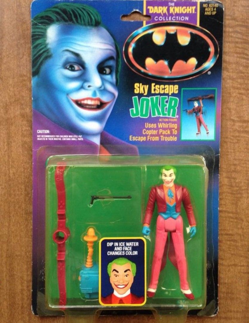 MISB Rare Vintage 1990 KENNER Sky Escape Joker Whirling Copter Pack ...
