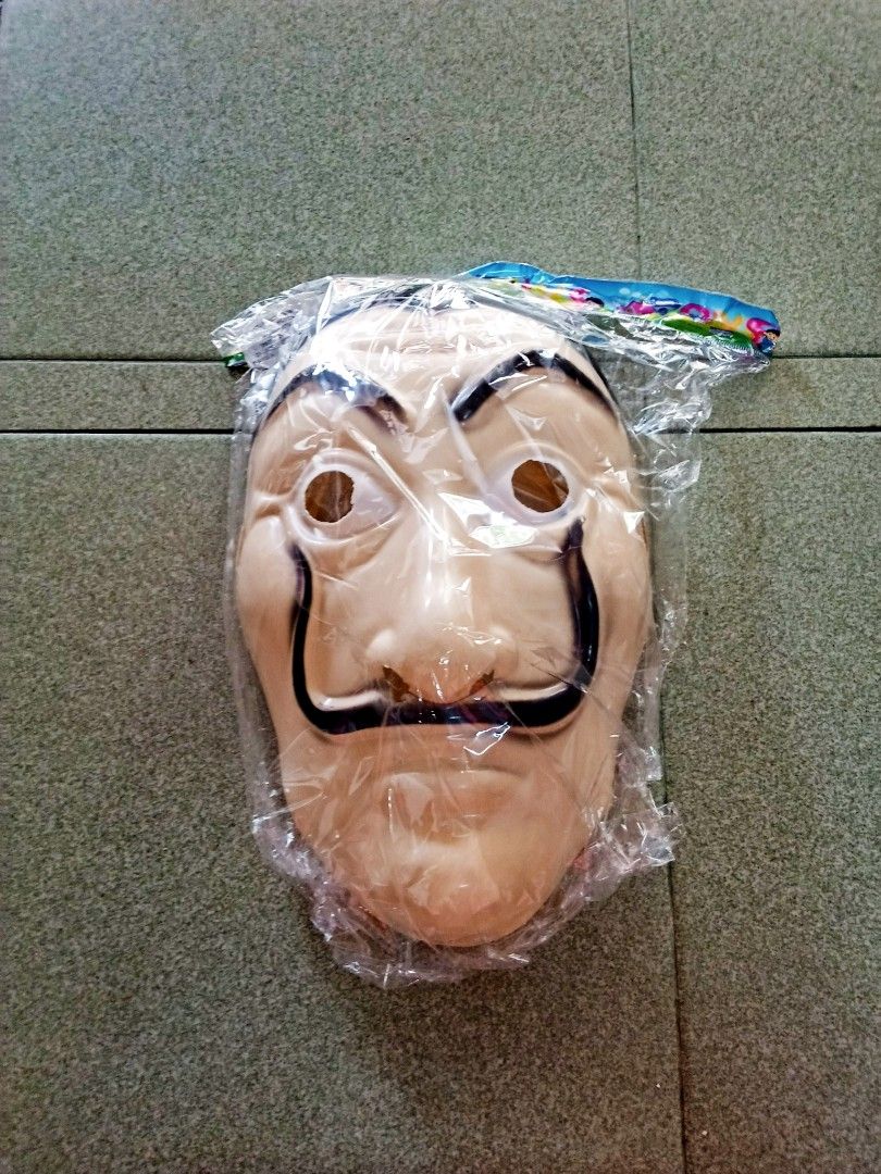 Halloween Party Money Heist Salvador Dali Mask., Hobbies & Toys, Toys ...