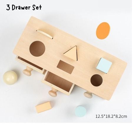 Montessori Materials | Object Permanence Box (Coin and Ball) | Baby ...