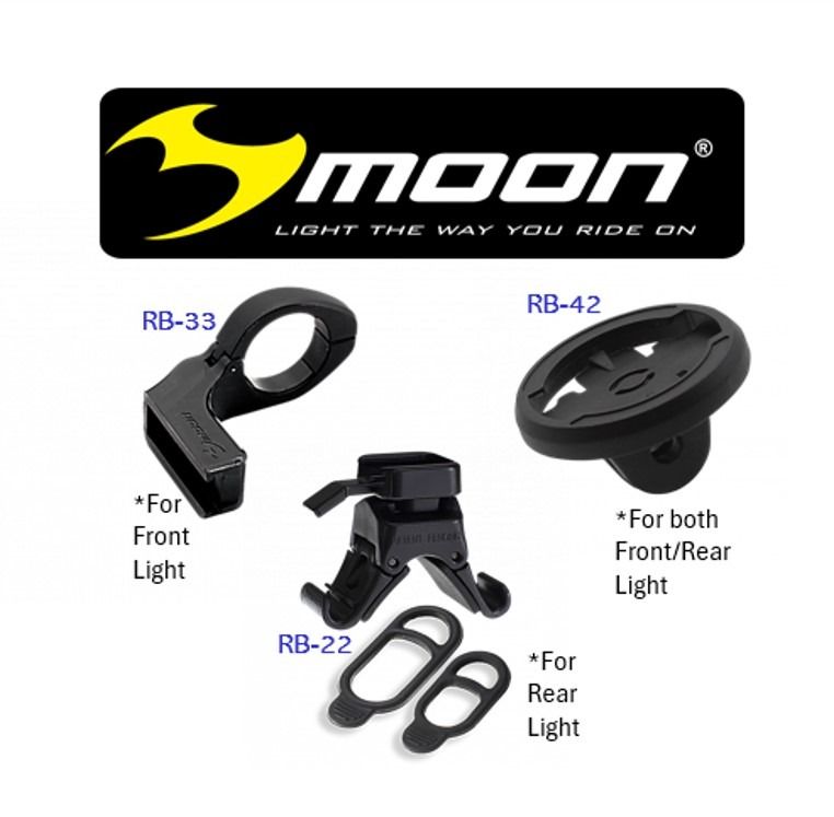Moon Bike Bicycle Light Mount Adapter Front Rear Front/Rear, Sports ...