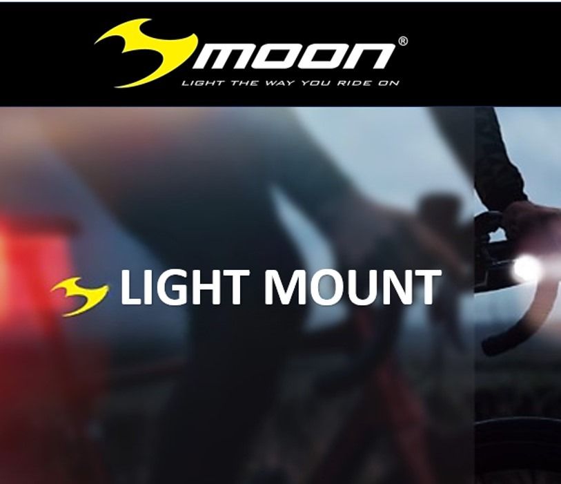 Moon Bike Bicycle Light Mount Adapter Front Rear Front/Rear, Sports ...