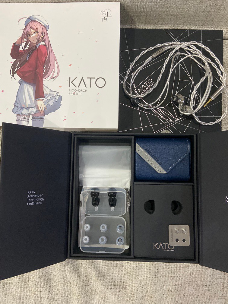 MoonDrop KATO glossy silver IEM ( BOUGHT A WEEK AGO ), Audio, Earphones ...