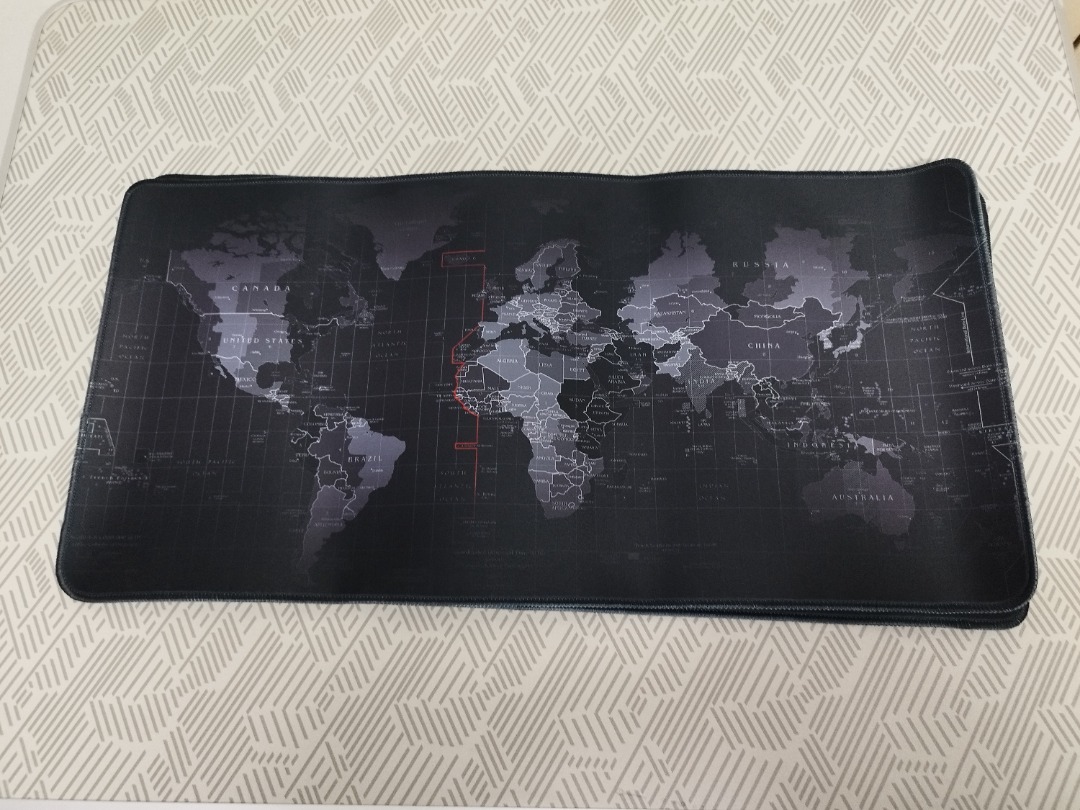 Mousepad World Map, Computers & Tech, Parts & Accessories, Mouse ...