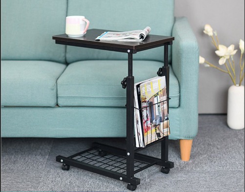 Movable Computer Laptop Table/ Side Coffee Desk Computer Bedside Bed ...