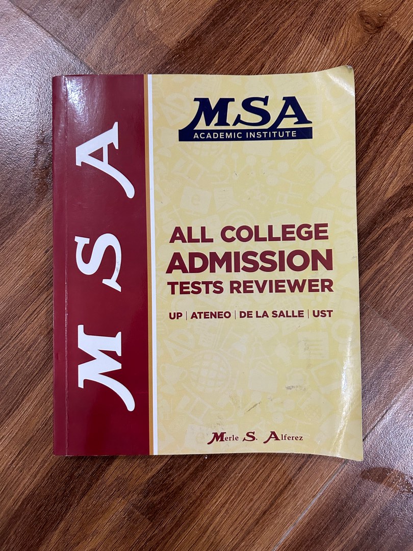 MSA Cet Reviewer, Hobbies & Toys, Books & Magazines, Assessment Books ...