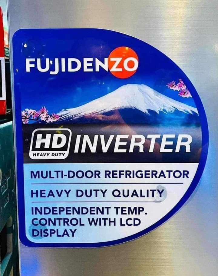 Multidoor inverter FUJIDENZO, TV & Home Appliances, Kitchen Appliances ...