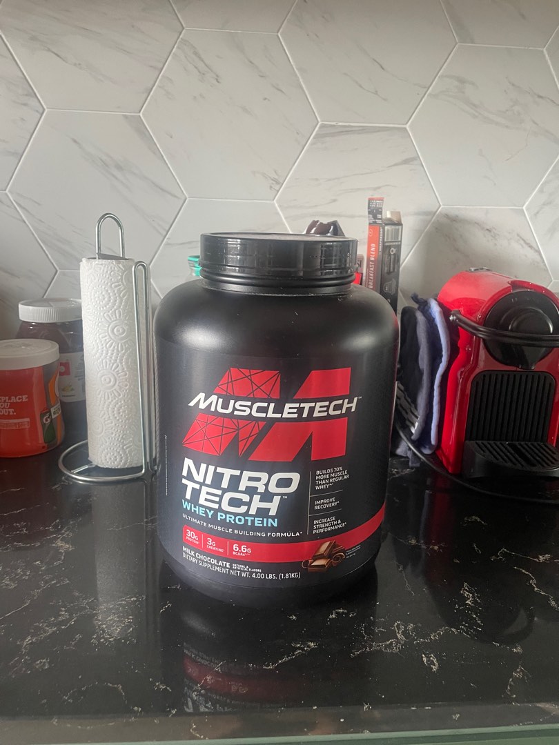 MuscleTech Protein Powder, Health & Nutrition, Health Supplements ...