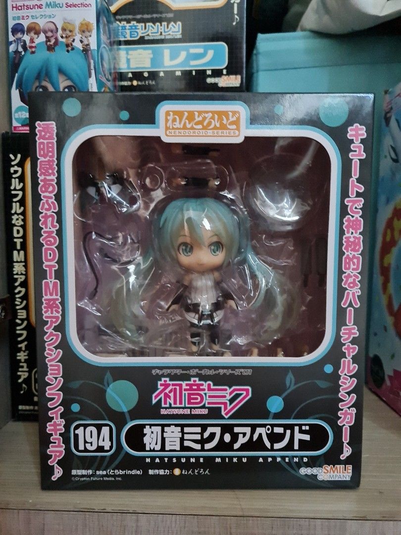 Nendoroid 194 Hatsune Miku Append, Hobbies & Toys, Memorabilia ...