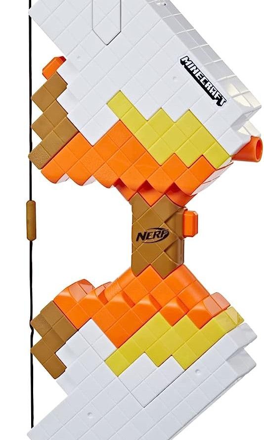 NERF Minecraft Sabrewing Motorized Blaster Bow, 8 Elite Darts, 8-Dart ...