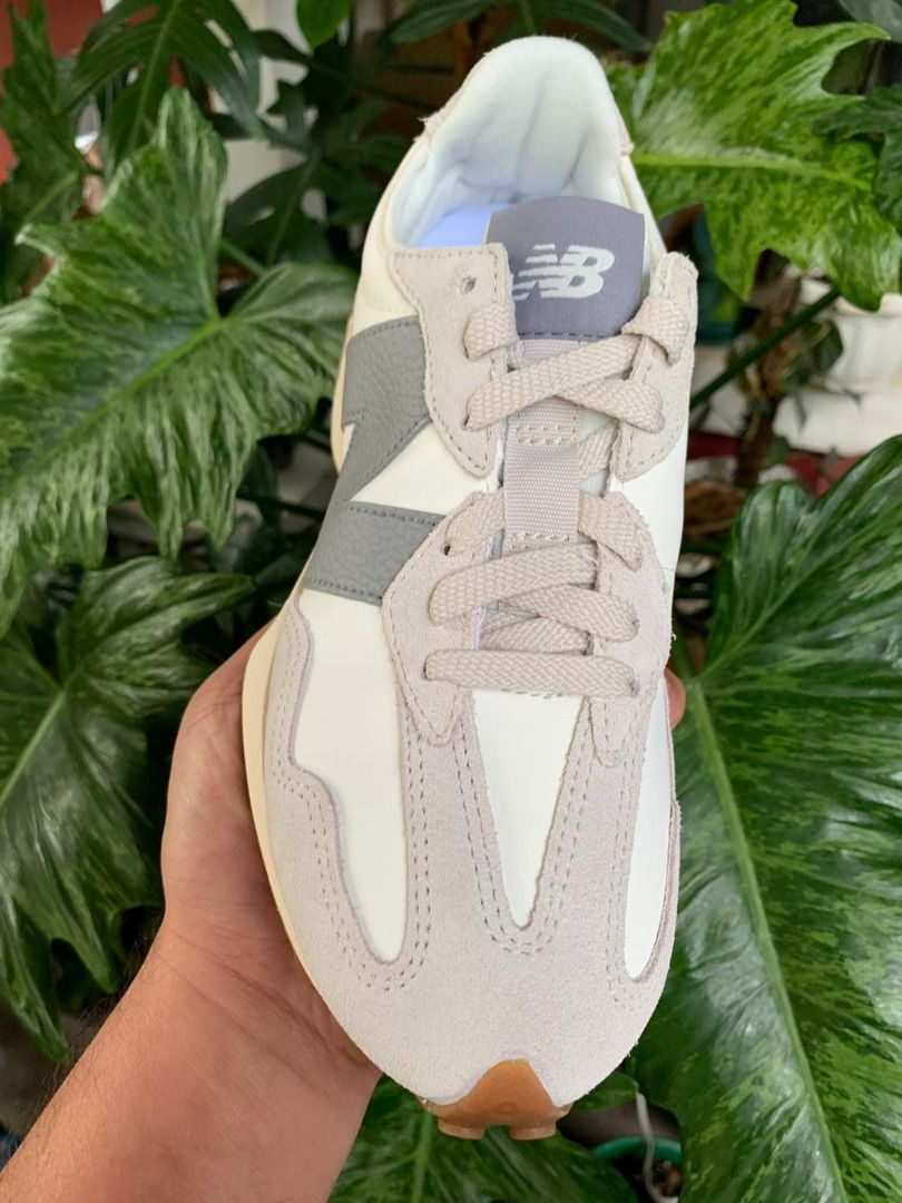 New Balance 327 Moonbeam Shadow Grey Unisex Size: 4US - 12US (Fits 5W ...