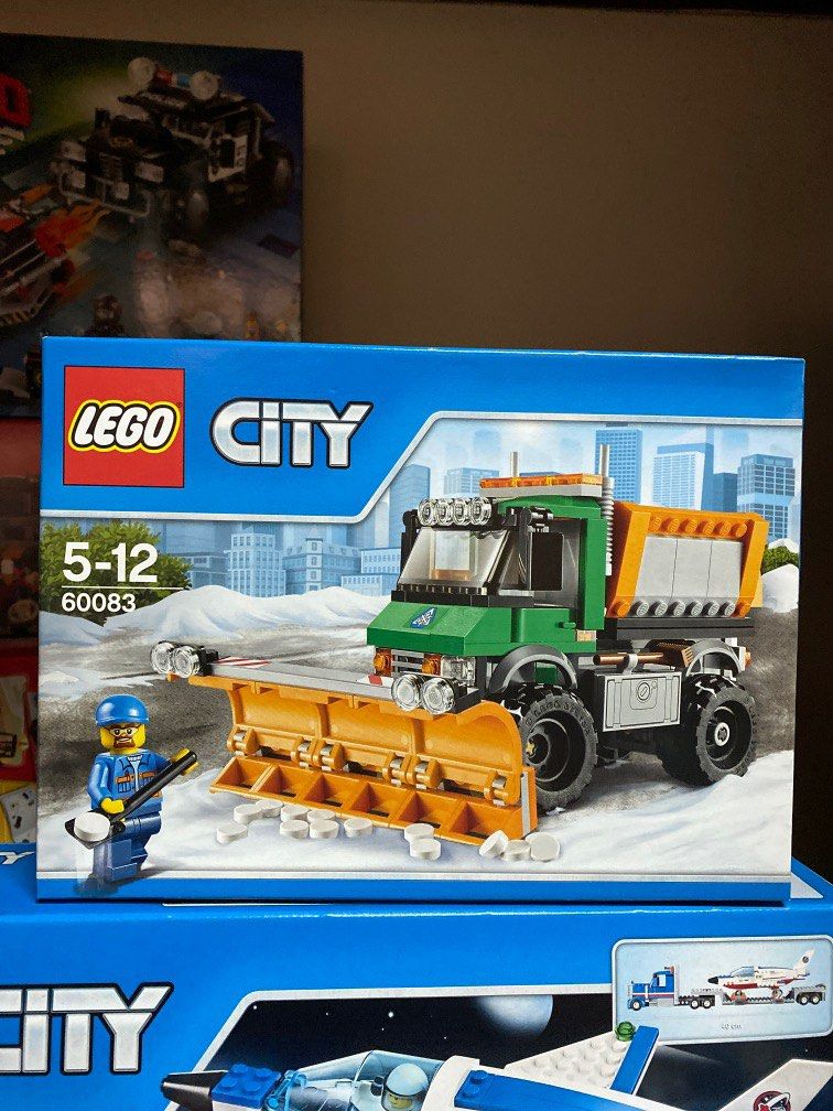 New Lego City 60083 - Snowplow Truck, 興趣及遊戲, 玩具 & 遊戲類 - Carousell