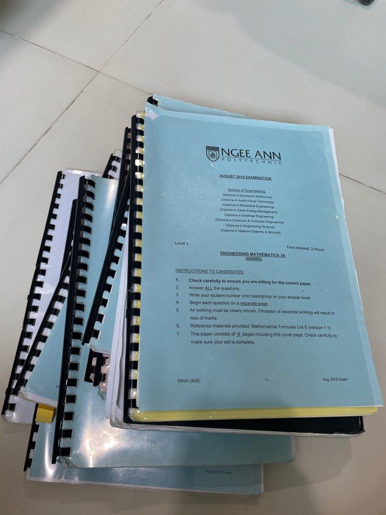 Ngee Ann Polytechnic Notes, Hobbies & Toys, Books & Magazines ...