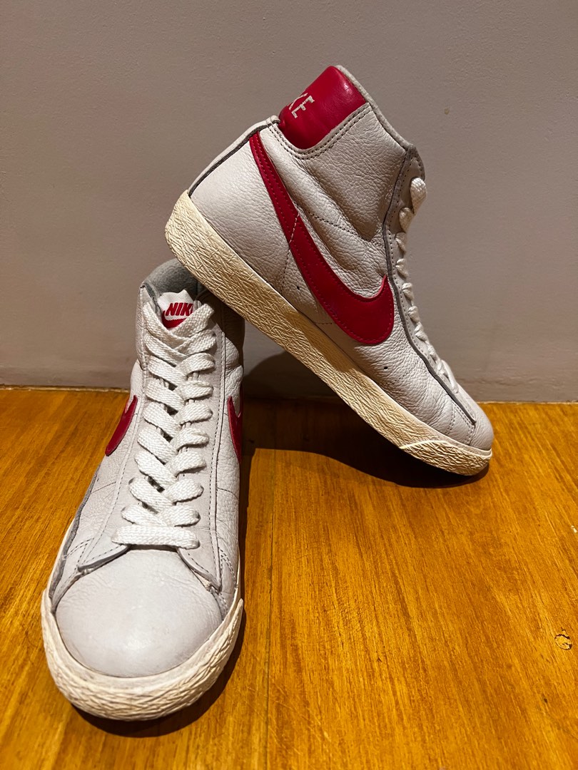 Nike SB Zoom Blazer Leather Brick Red on Carousell