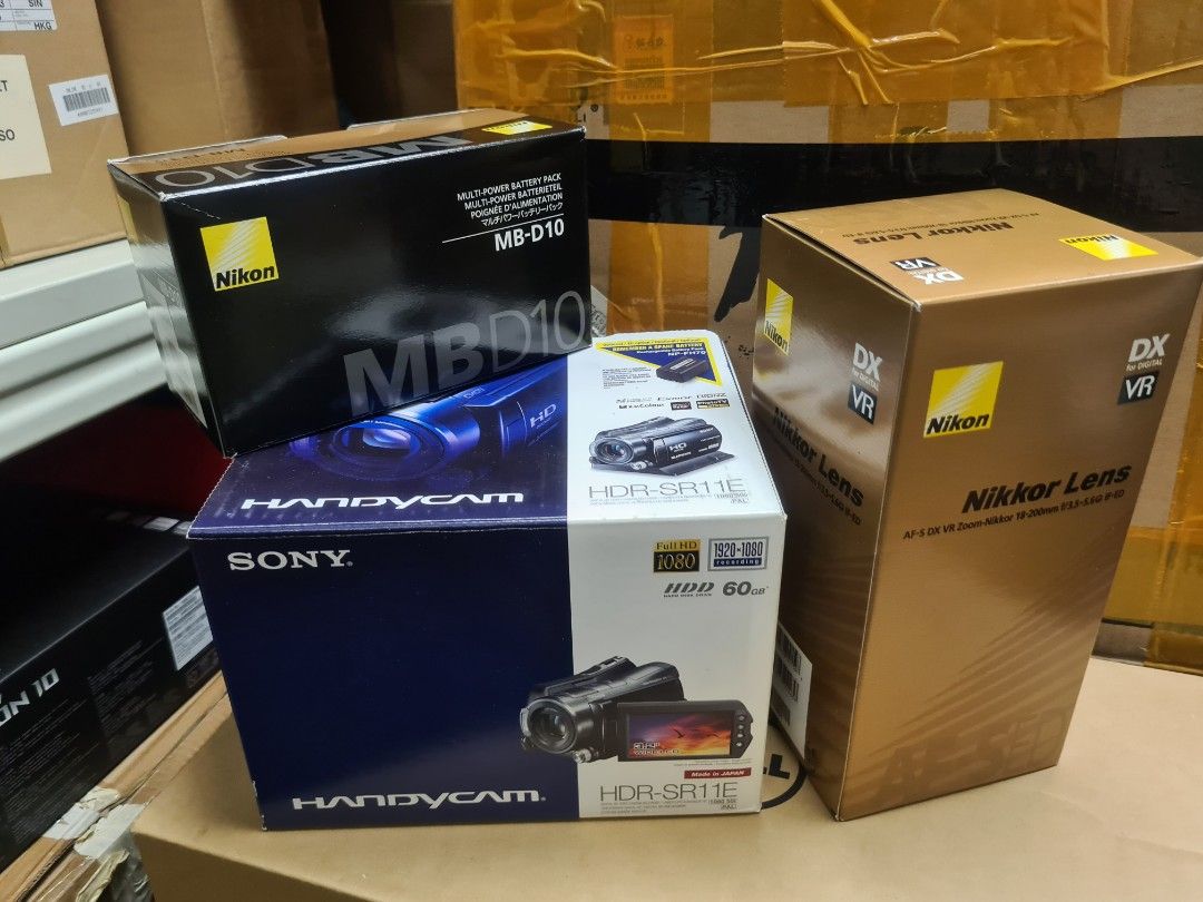 Nikon and Sony Camera boxes, Photography, Photography Accessories ...