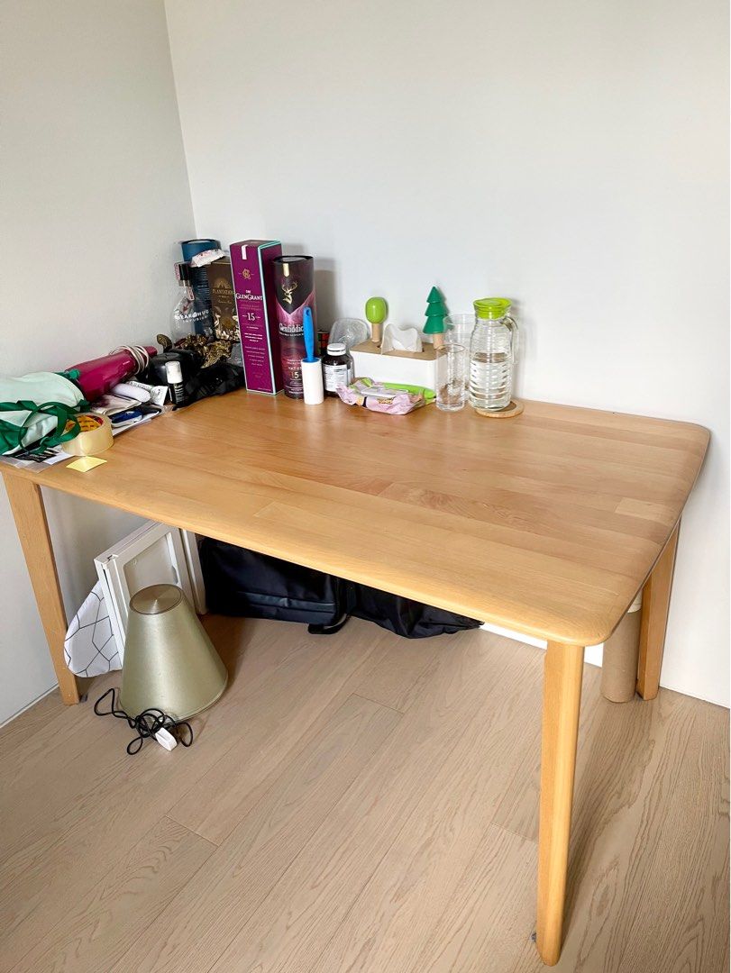 Nitori dining table, Furniture & Home Living, Furniture, Tables & Sets ...