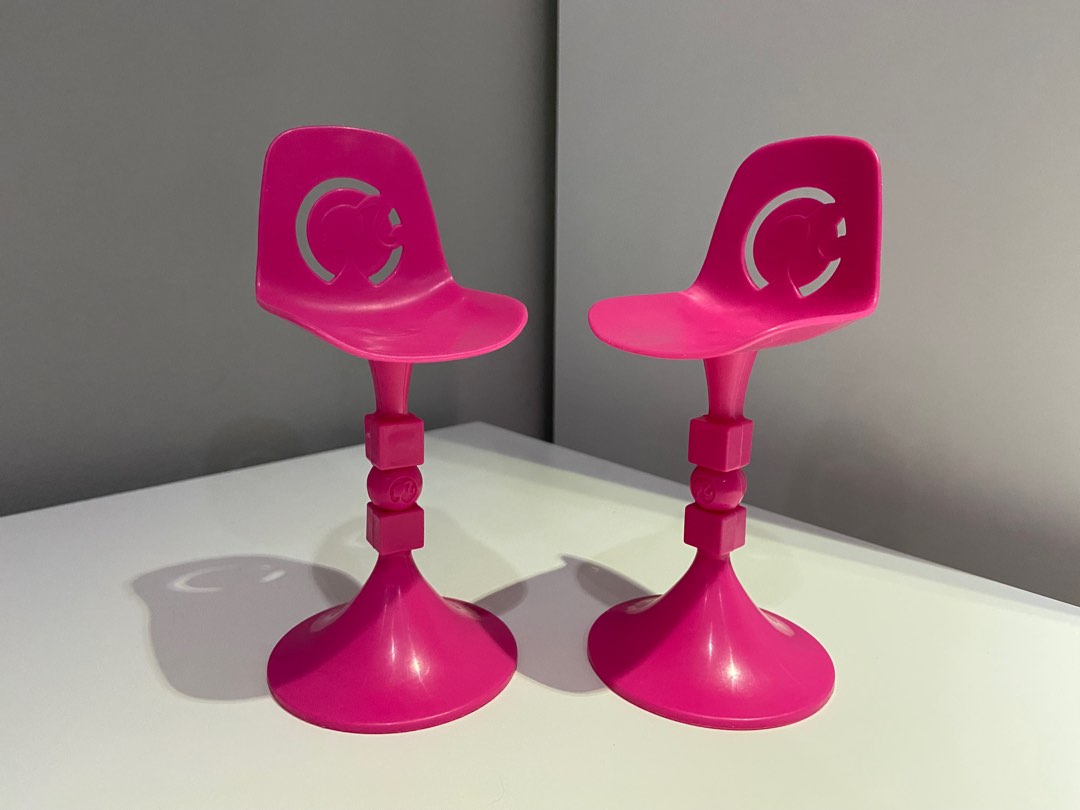 SALE OLD STOCK Lot Of 2 Barbie 2 Story Beach House Replacement Pink Bar ...