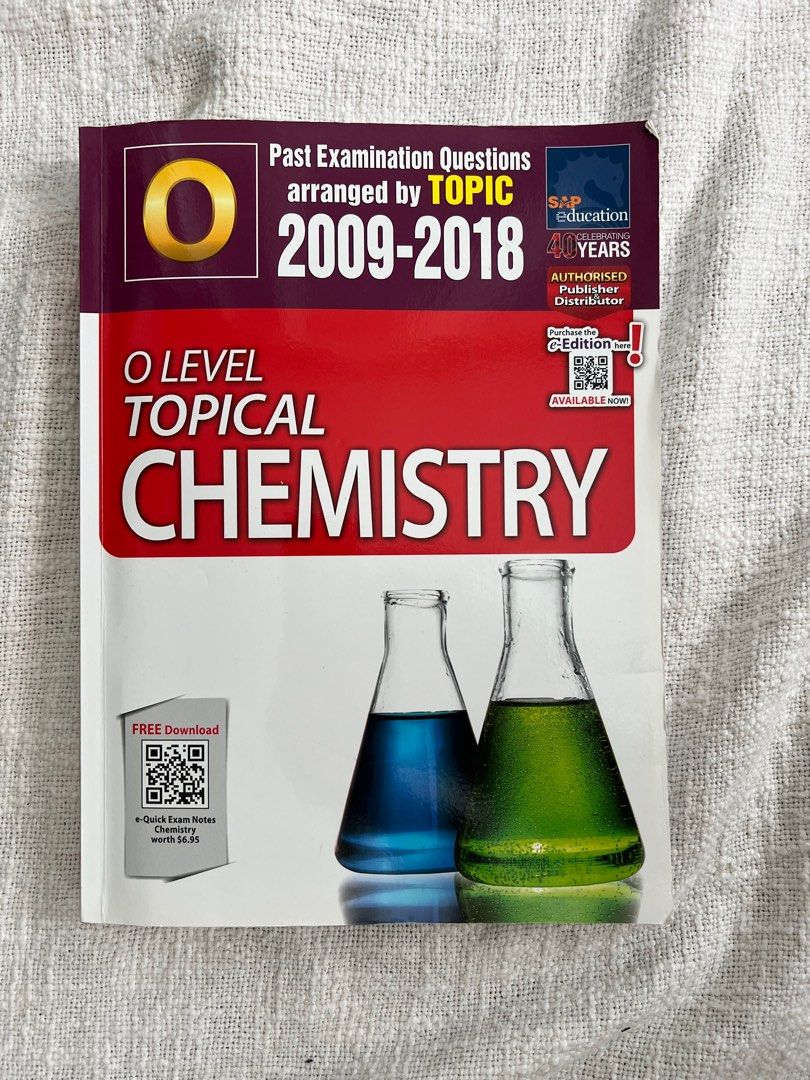 O level Chemistry (Pure) Topical TenYears Series (TYS), Hobbies & Toys ...