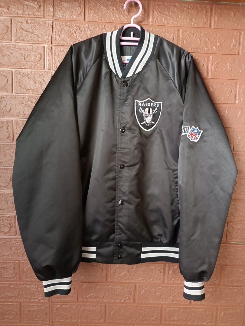 Oakland raiders NWA varsity jacket chalk line on Carousell