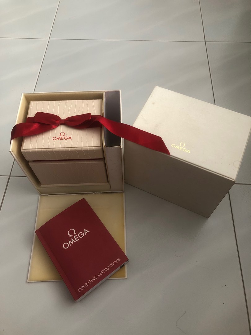 Omega lady watch box, Luxury, Watches on Carousell