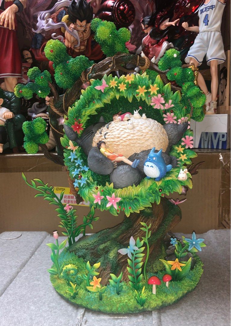 OPM Studio 宮崎駿桌面小場景系列 - 001 龍貓 GK Figure, 興趣及遊戲, 玩具 & 遊戲類 - Carousell